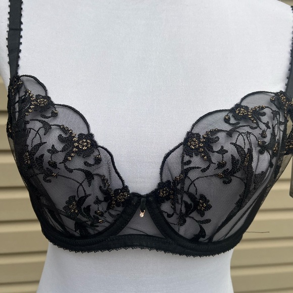 Gossard | Intimates & Sleepwear | Nwt Gossard Black Vip Taboo Non ...